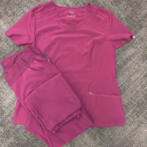 Other | Cherokee Infinity Wine Scrub Set Xl Tall | Poshmark